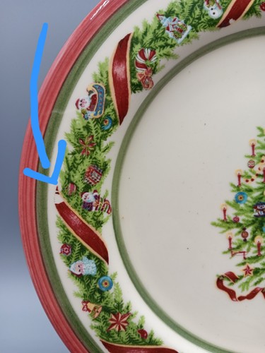 Christopher Radko Christopher's Tree Salad Dessert Plate Set of 2 | eBay