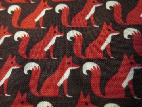 FOX RUSTY BROWN FOXY FOXES COTTON FABRIC FQ | eBay