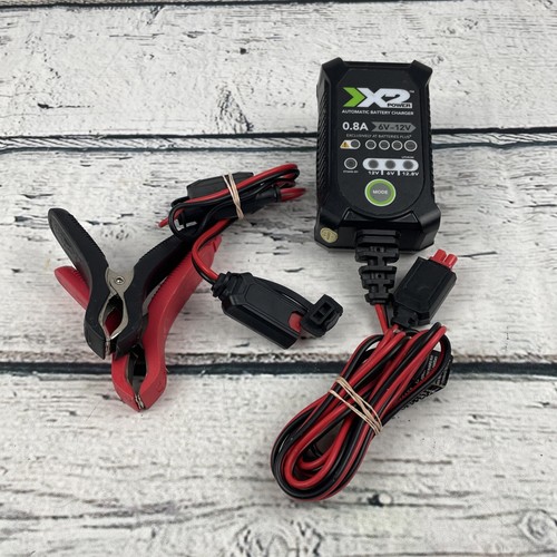X2 Power 6V/12V 0.8A Battery Charger Model SLC10002A Automatic Battery ...