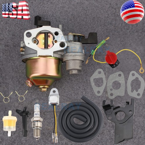 New Carburetor For Champion 46530 66520 66525 Water Pump w/ Insulator ...