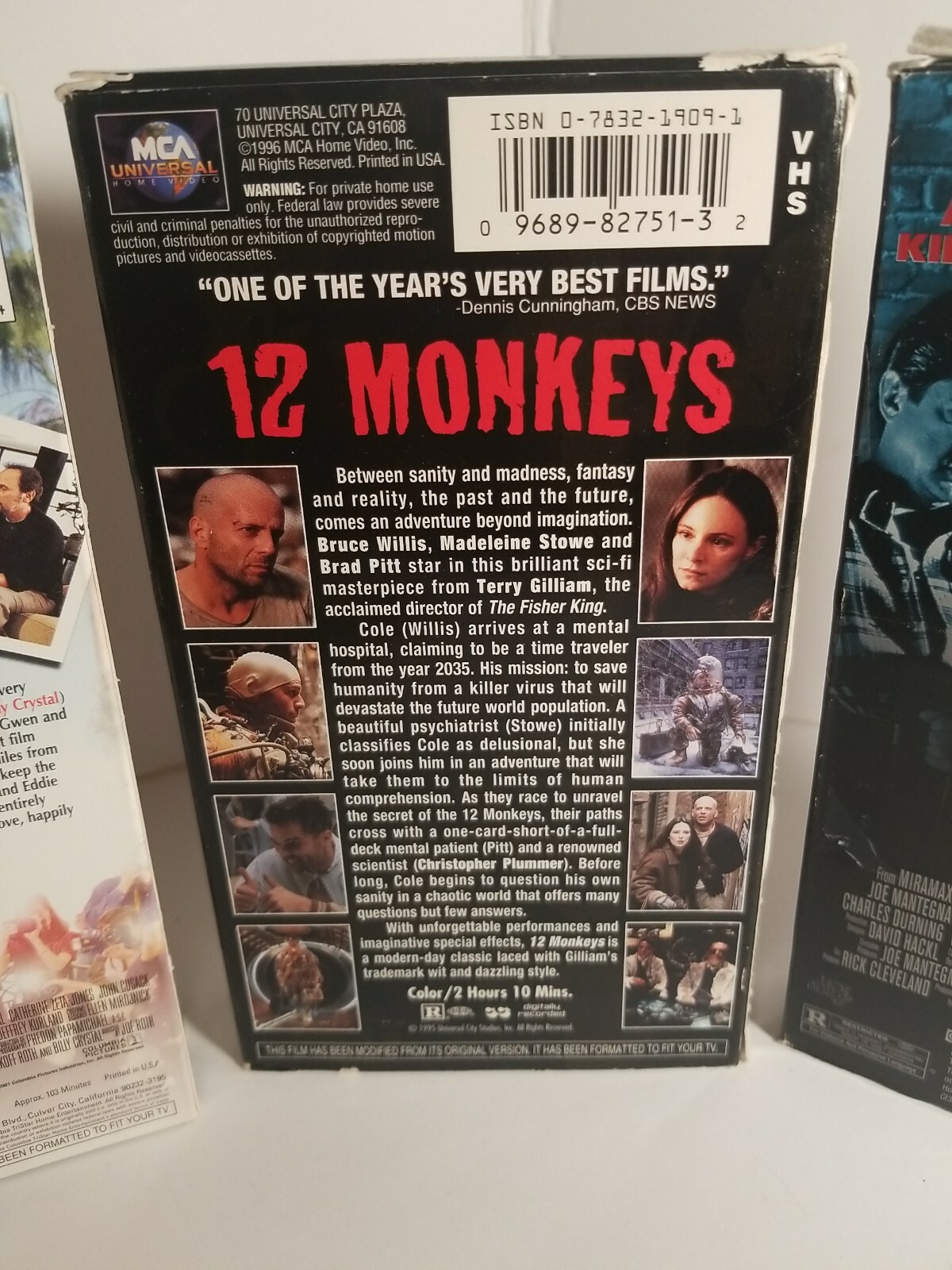 12 Monkeys VHS, Jerry & Tom VHS, America's Sweethearts VHS Tapes Bundle ...