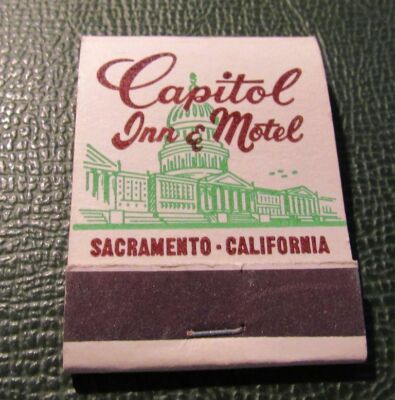 Matchbook - Capitol Inn & Motel Sacramento CA FULL | eBay