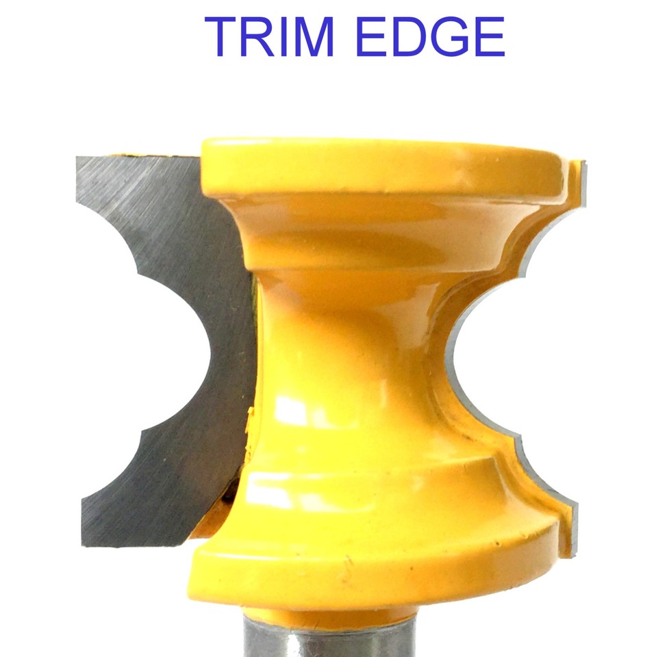 1 pc 1/2 SH Triple Bullnose Provincial Trim Edge Molding Router Bit sct ...