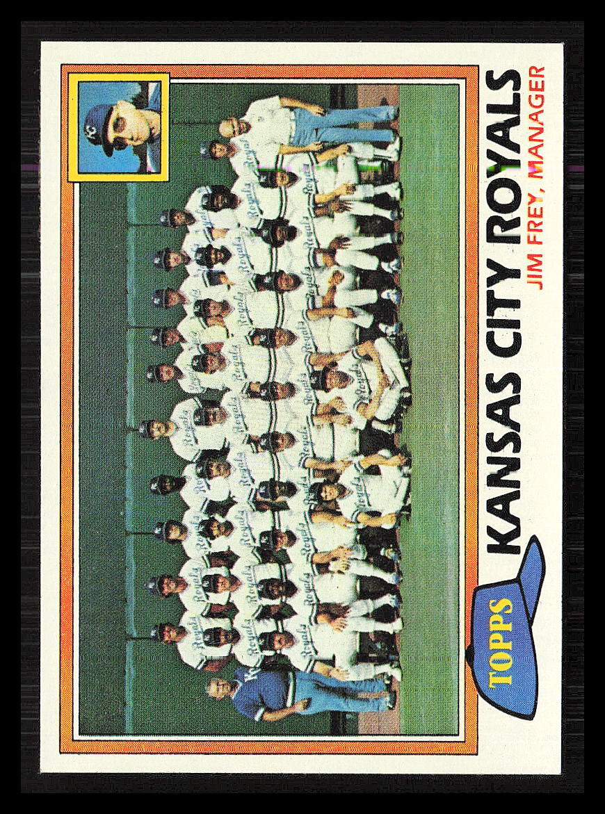 Kansas City Royals - Jim Frey CL, MGR, TC 1981 Topps #667 Kansas City ...