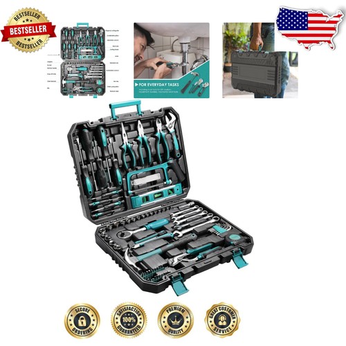 Comprehensive Tool Kit with Adjustable Wrench & Ratchet – Perfect for ...