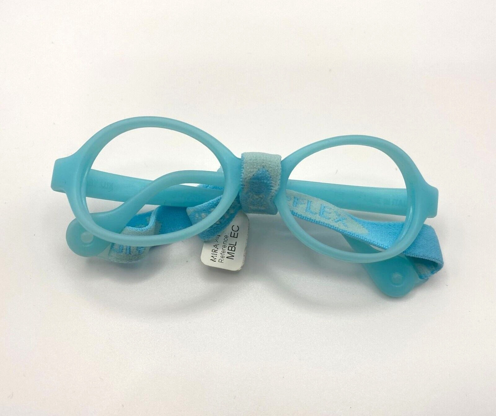 Miraflex Baby Lux Kids Eyeglass Frames MBL EC Clear Blue 38/17