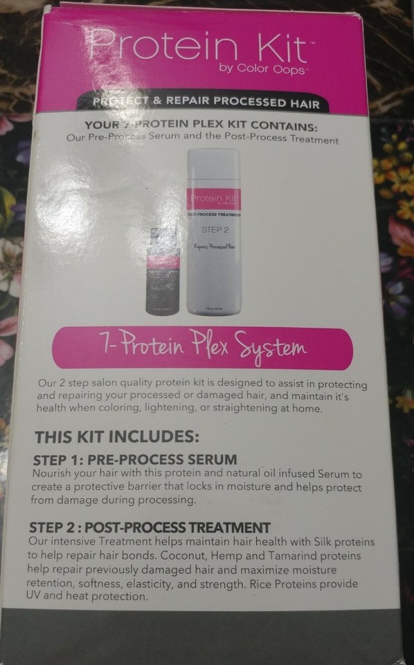 Color Oops Protein Kit | 2 Step Process to Protect & Repair Damaged ...