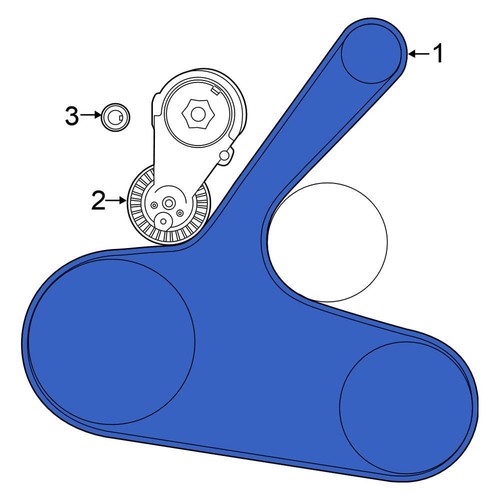 For Nissan Altima 2019-2024 Nissan 117205NA0B Serpentine Belt | eBay