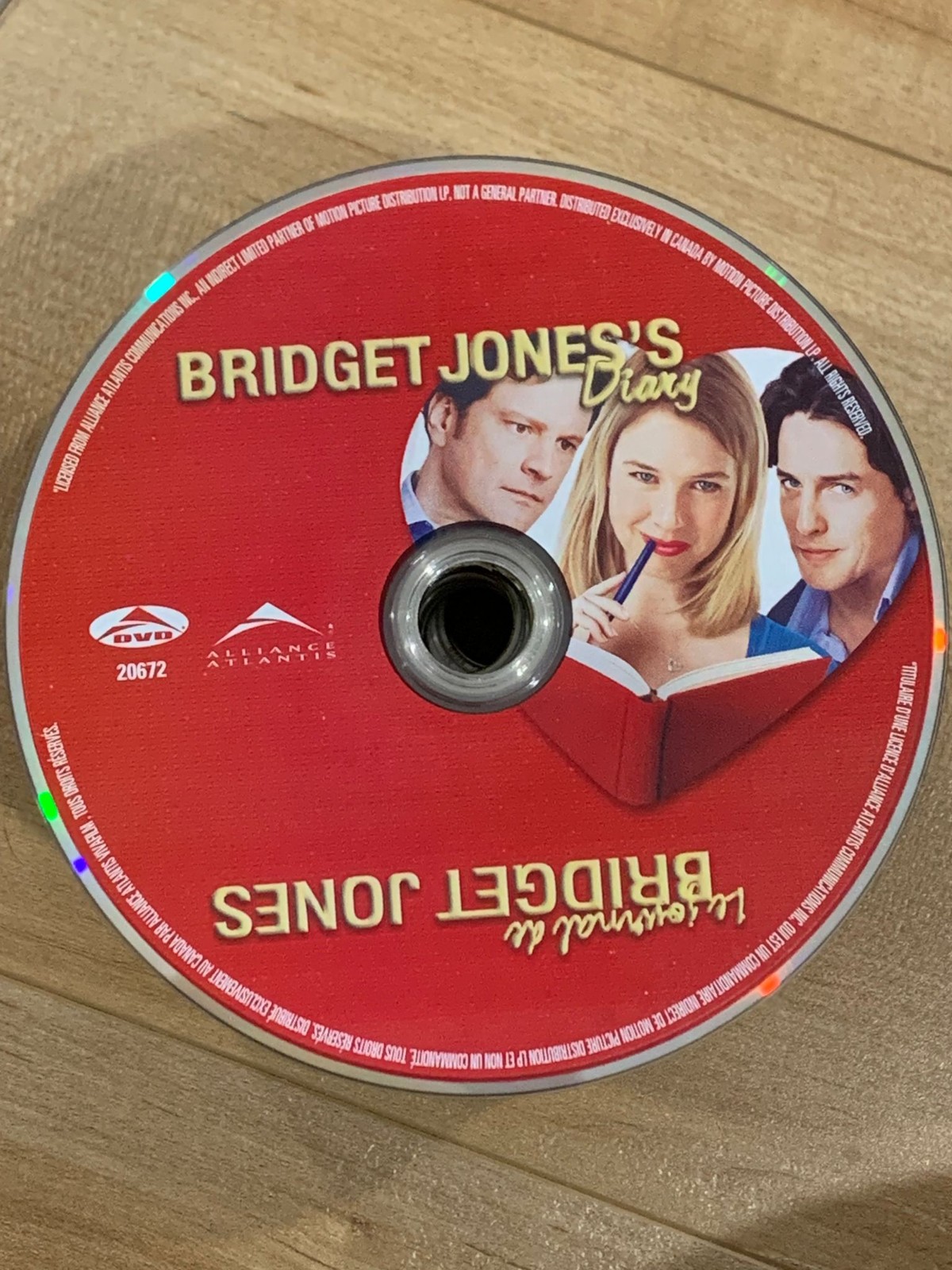 Bridget Joness Diary DVD 2001 Romantic Comedy Renee Zellweger Colin ...
