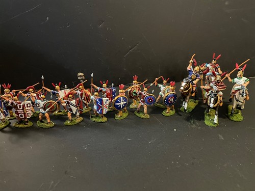 20 - 1/32 Painted 54mm - Ancient Roman Samnite Infantry Warriors ...