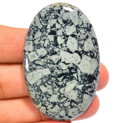 Natural Dallasite Jasper Oval Shape Cabochon Gemstone 99 Ct. 51X33X6 mm ...