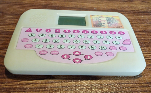 Barbie Handheld Computer Tablet Game Electronic Vintage Learning TESTED ...