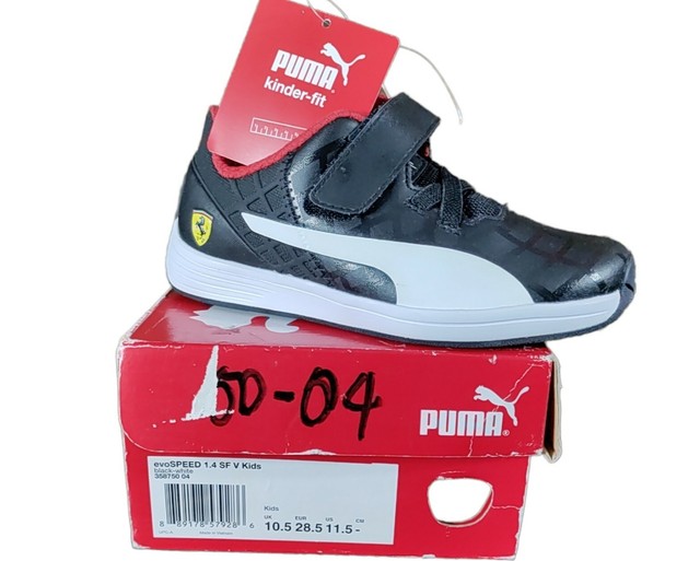 PUMA Evospeed 1.4 SF V Kids Sneaker (Toddler/Little Kid/Big Kid) Black ...