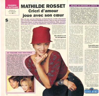 Coupure de presse Clipping 1993 Mathilde Rosset (1 page1/2) | eBay