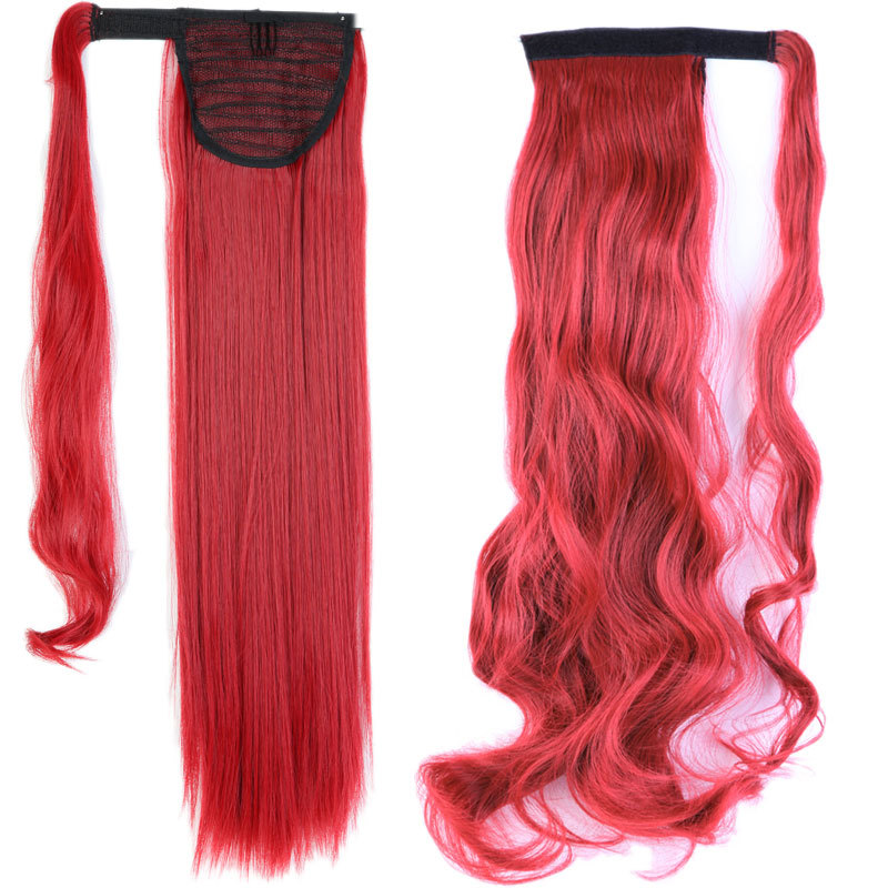 US Real Thick Hair Wrap Around Ponytail 1Pc Clip In Pony Tail as human ...