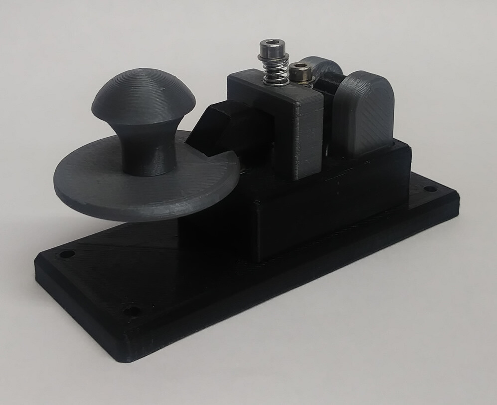 Lightweight Micro Morse Code Key With Navy Knob. | eBay