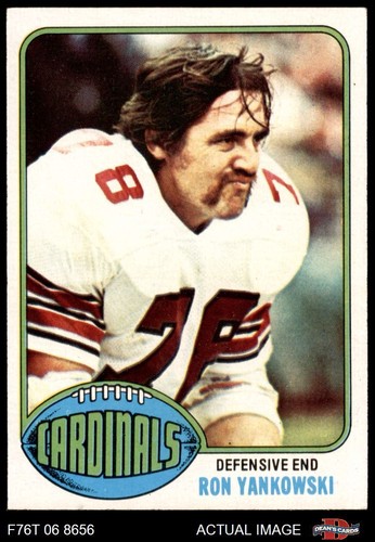 1976 Topps #26 Ron Yankowski Cardinals-FB Kansas St 7 - NM | eBay