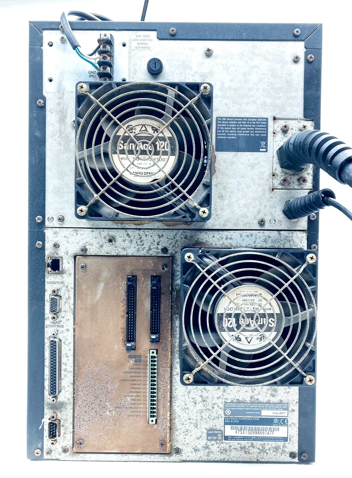 KEYENCE MD-X1500 3-AXIS HYBRID FIBER LASER MARKING 25W FOR PARTS OR NOT ...