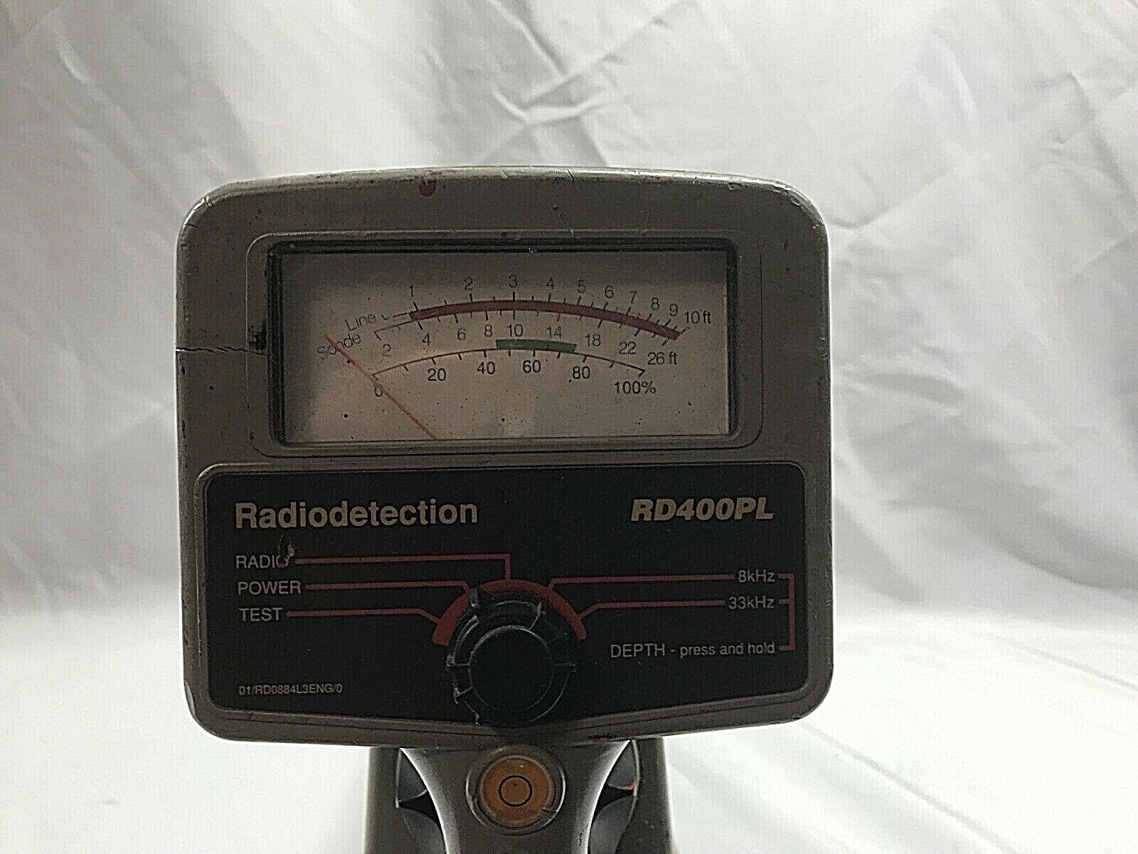 Radiodetection RD400PL with RD400 SDTx Transmitter Cable and Pipe ...