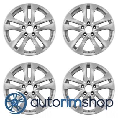 Mercedes E350 E550 2010 2011 2012 17" Factory OEM Wheels Rims Set ...