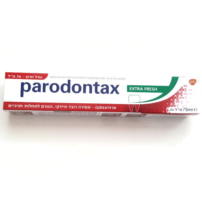 PARODONTAX Toothpaste EXTRA FRESH Fluoride Paradontax Kosher Pasta ...