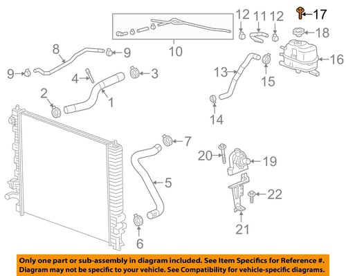 GM OEM 17-24 Bolt EV Bumper Components-Upper Support Bolt 11569683 | eBay