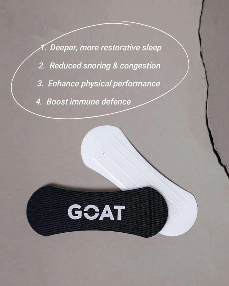 GOAT Nasal Dilation Strip Enhanced Respiratory Function During Sleep ...