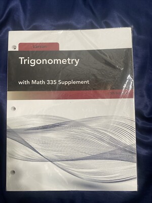 Larson Trigonometry Math 335 Supplement 10th Edition | eBay