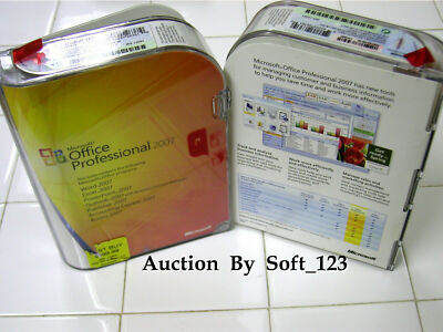 MS Microsoft Office 2007 Professional Full Vers. Licensed for 2 PCs ...