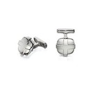 Designer - Fred Bennett Sterling Silver Cufflinks with Cross Over V513 ...
