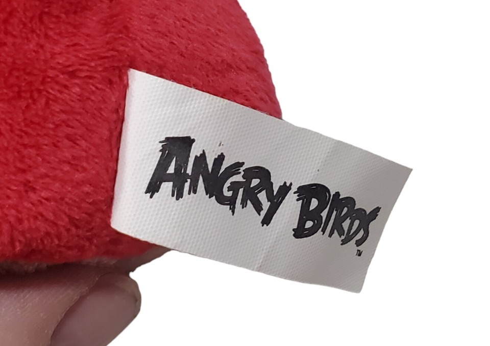 Angry Birds Lot Of 4 Small Plush Stuffed Animals Penicil Topper Bag ...