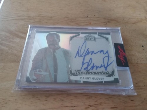 AUTO DANNY GLOVER 2025 Leaf Pop Century ON CARD AUTO #36/100 SILVER ...