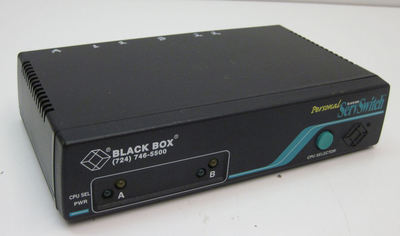Black Box SW625A-R2 Personal ServSwitch KVM Switch, Two Port | eBay