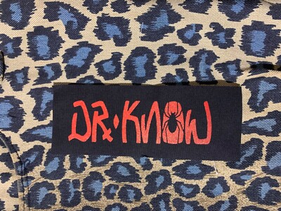 Dr Know Logo DIY Patch- Punk Crust Black Flag Off Leftover Crack Oi | eBay