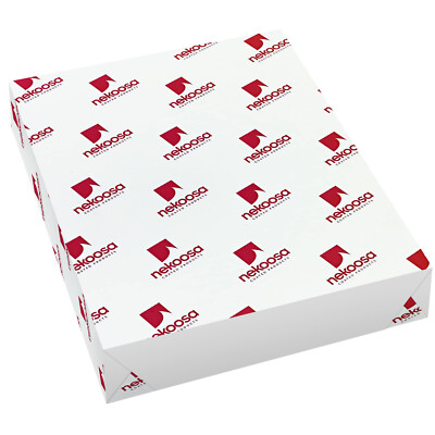 Nekoosa Glossy Paper, 100lb Text (150gsm), 8.5 x 11, 500 Sheets | eBay