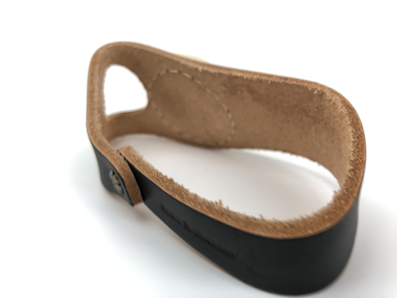 Right Hand Genuine Black Leather Craft Sewing Sailmaker Palm Rope ...