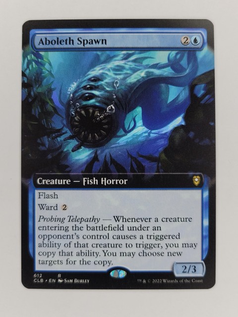 MTG Aboleth Spawn Commander Legends: Battle for Baldur's Gate Commander ...