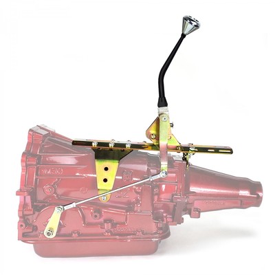 Deluxe Push Button Transmission Shifter Kit w/ 10 Black Arm for GM ...