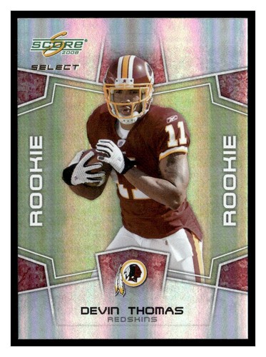 Devin Thomas 2008 Score SELECT /999 357 RC Score Rookie | eBay
