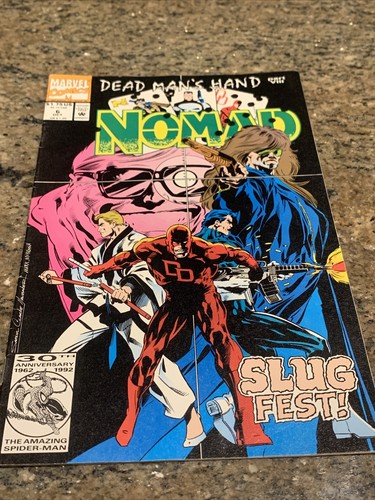 Marvel Comic Books #6 1992 Oct Slug Fest Marvel Comic Book Nomad Dead ...