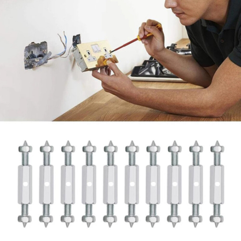 10Pcs Repair Kits Tools Switch Socket Cassette Screws Support Rod Wall ...