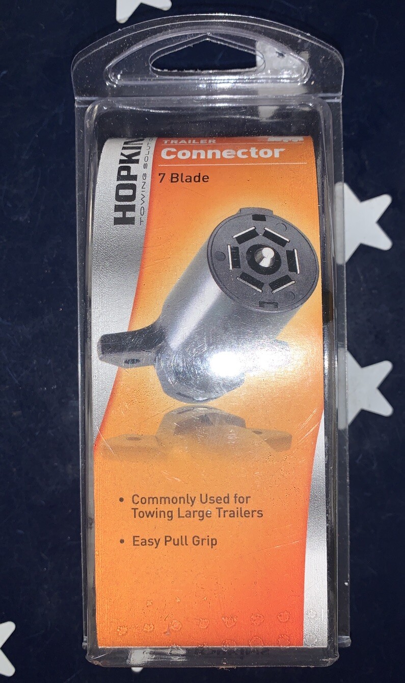 HOPKINS 7 Blade Trailer Wiring Adapter Towing Round Connector FOR ...