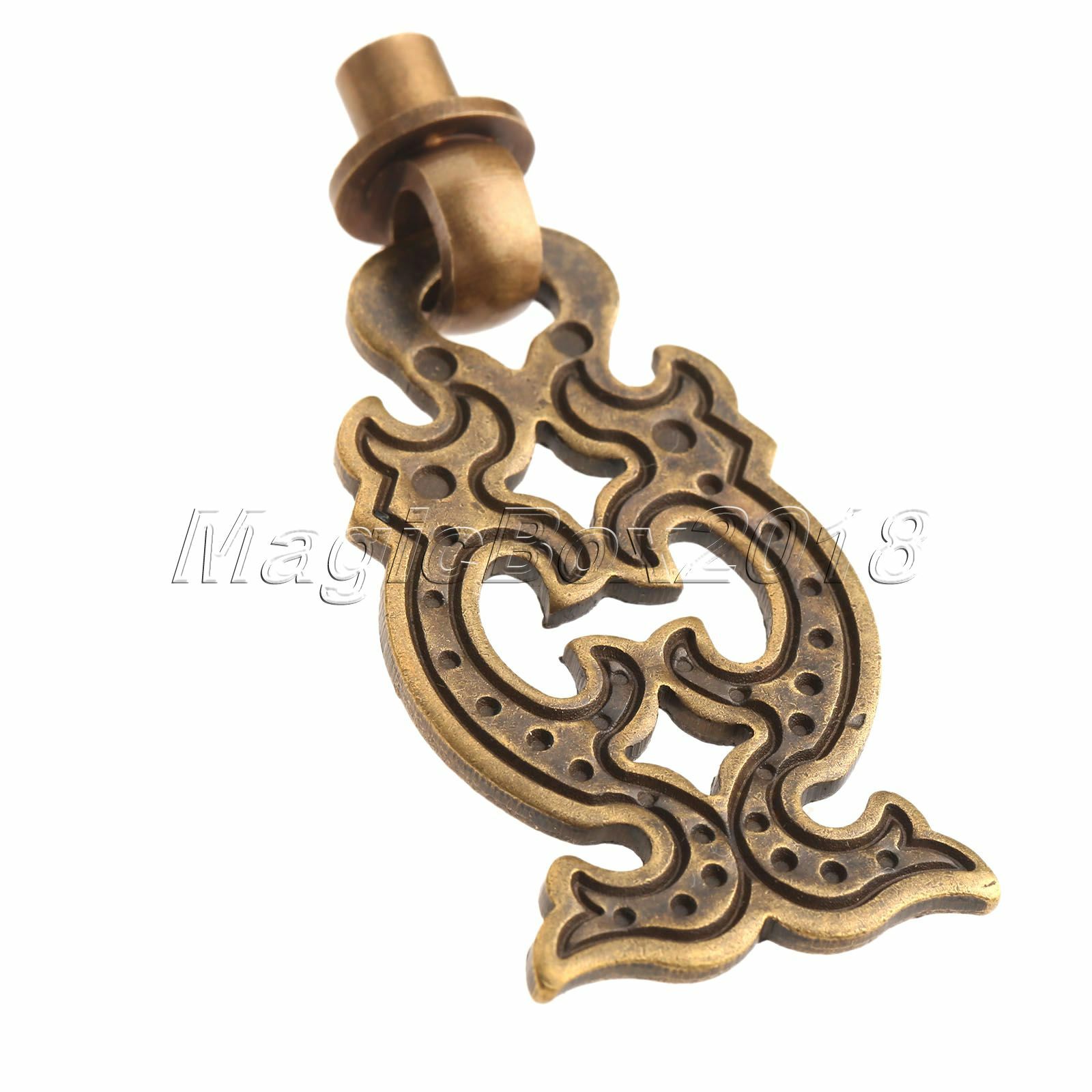Antique Chinese Funiture Brass Hardware Cabinet Door Lock Latch Pull ...