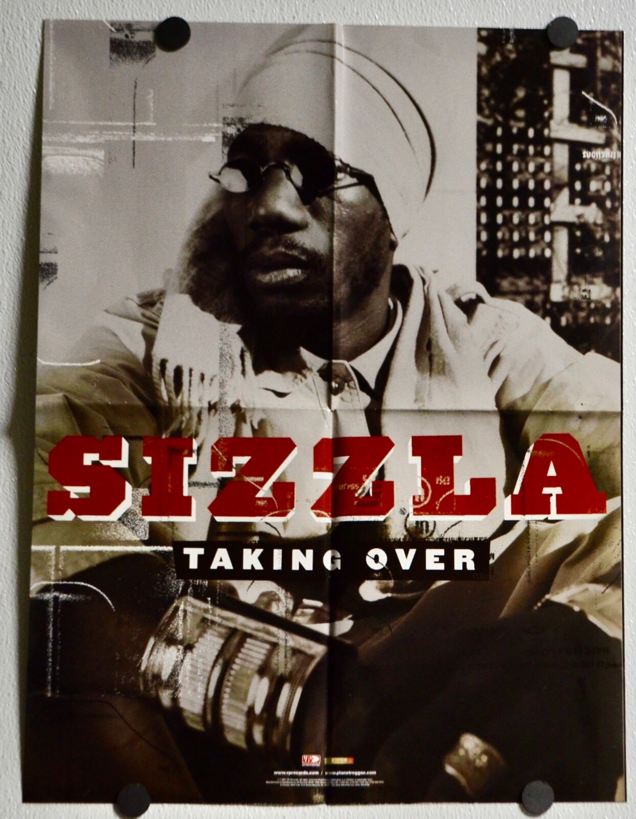 Sizzla - Taking Over 18x24 Original Promotional Poster 2001 | eBay