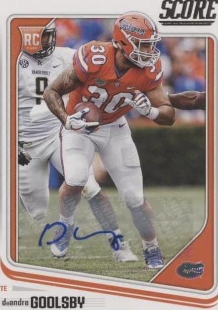 2018 Score - Rookies DeAndre Goolsby #411 Signatures (AU, RC) for sale ...