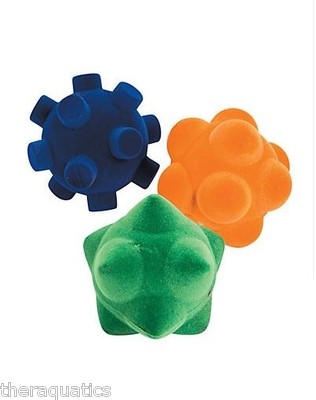 Flocked Foam Bumpy Balls Easy Grip Autism Therapy Special Needs Touch ...