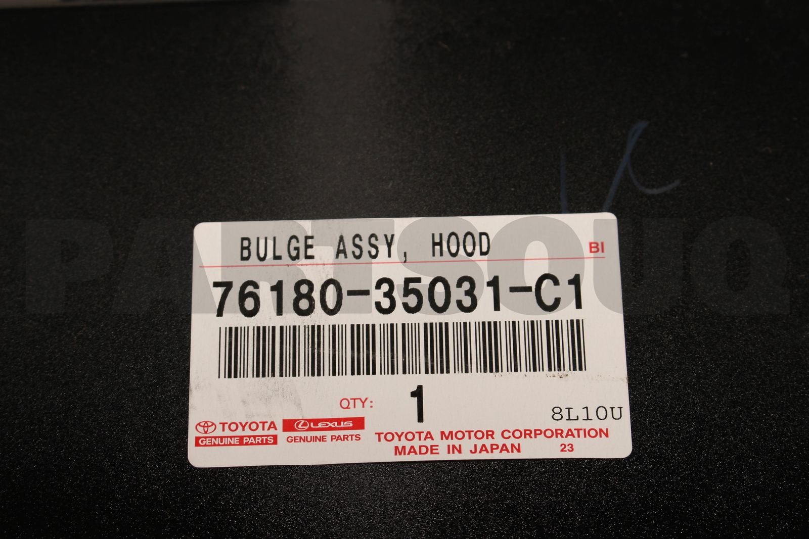7618035031C1 Genuine Toyota BULGE, HOOD 76180-35031-C1 | eBay