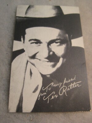 Vintage Tex Ritter Arcade Exhibit Card | eBay