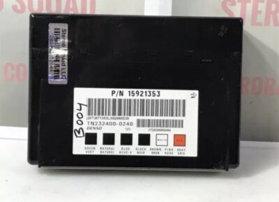 GM Body Control Module BCM 15921353 ( READ DESCRIPTION) B004 | eBay