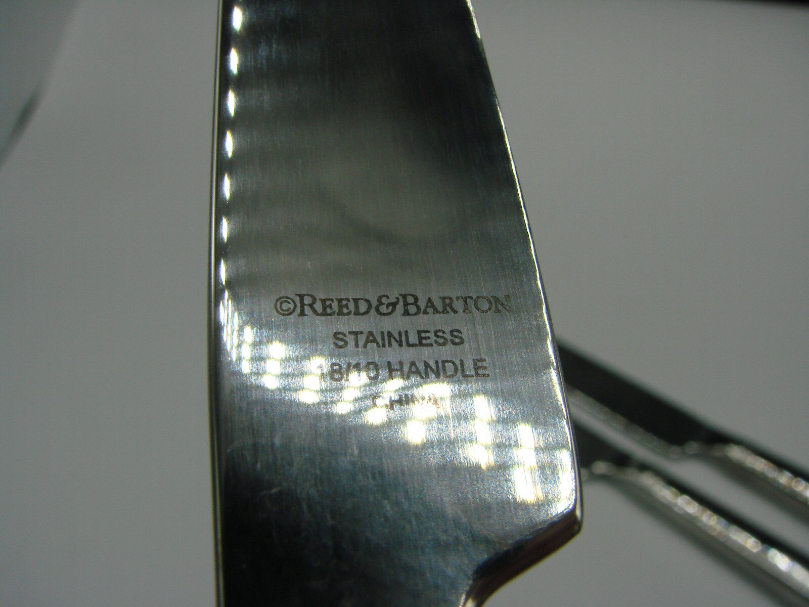 REED BARTON HERITAGE MINT REGENT STAINLESS FLATWARE 18/10 3 9.5" Butter ...